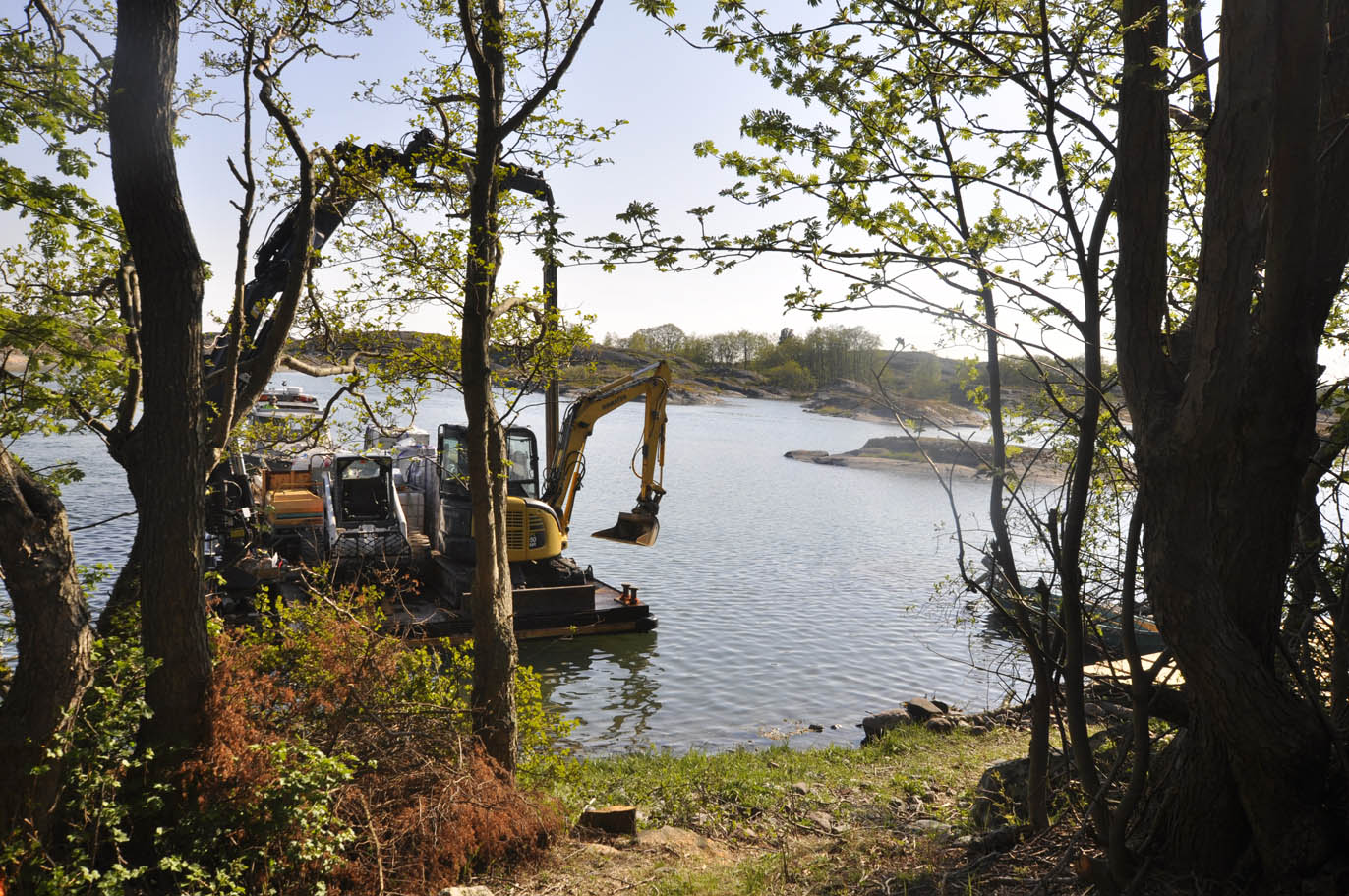 30 Tonnen Baumaterial – inseldorf